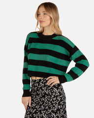 Green - Rugby Stripe Sweater | Hurley